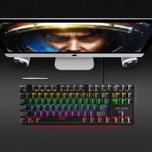 K200 Mechanical Keyboard – Blue Axis, RGB, Waterproof.