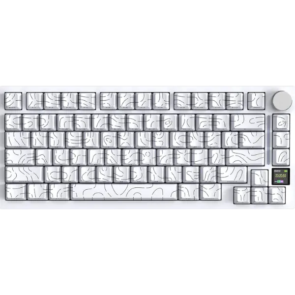 ATTACK SHARK X820Ultra White Contours Mechanical Keyboard